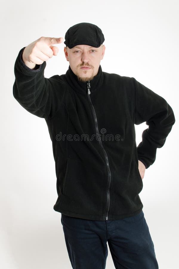 Angry Man Pointing His Finger Stock Image - Image of displeased ... Angry Man Pointing His Finger Stock Image - Image of displeased ...