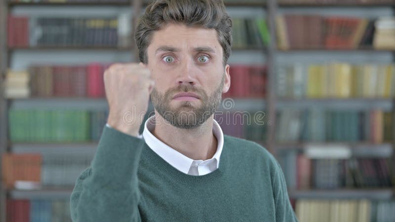 Angry Young Man Having Arguments, Fighting Stock Photo - Image of ...