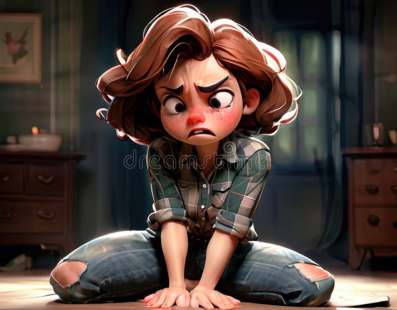 Am Angry Young Woman Cartoon Stock Illustration - Illustration of ...