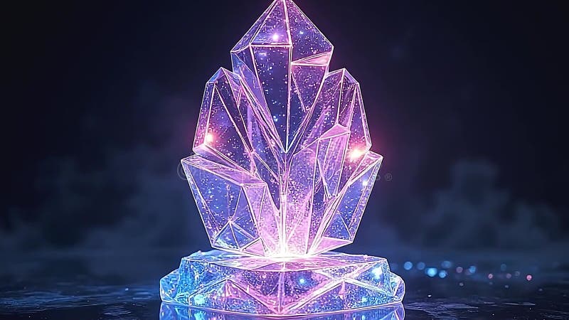 Angstrom Luminous, Pellucid Sculpt of Interconnect Geometrical ...