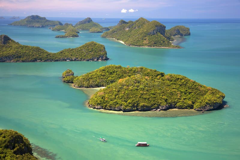 Angthong Marine Park in Thailand Stock Photo - Image of tropical ...