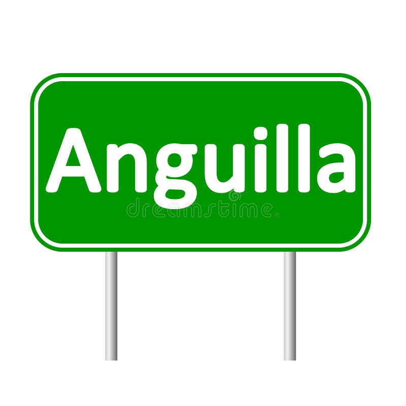 Anguilla sign. stock vector. Illustration of consulate - 167530862