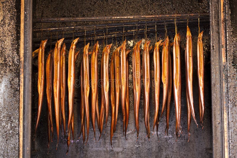 Anguille fumée image stock. Image du préservé, fumé, nourriture - 21031075