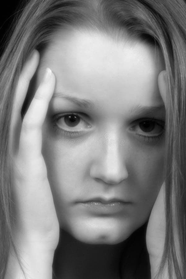 Distraught stock photo. Image of anguish, hide, model, face - 70336