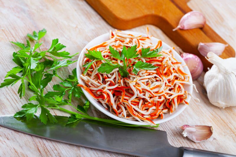 Angula eel fry on plate stock image. Image of food, closeup - 194625375