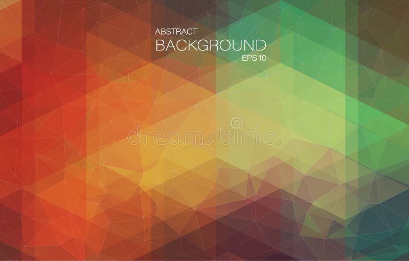 Angular Abstract Background with Triangle Shapes Stock Vector ...