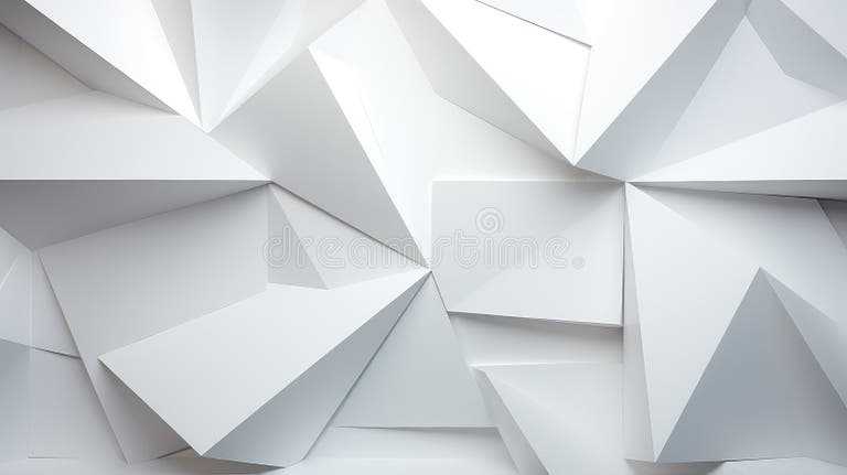 Angular Abstract White Backgrounds Stock Illustration - Illustration of ...