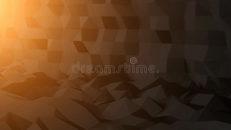 Angular Black and Orange Abstract Background 3d Illustration Stock ...