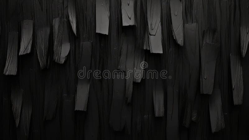 Angular Black Paint Strokes Stock Illustration - Illustration of ...