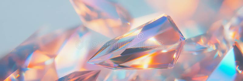 Angular and Circular Crystal Flares Creating Dynamic Light Patterns in ...