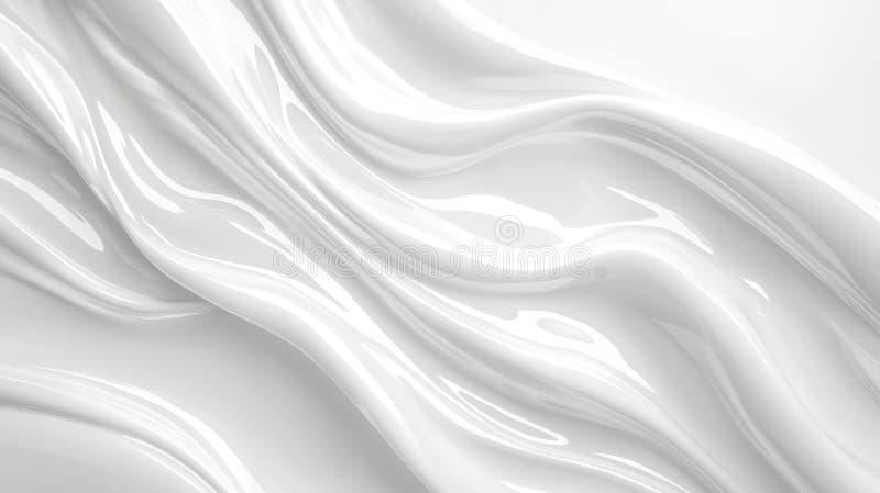 Angular Cream Texture Isolated on White Background. Cosmetic Product ...