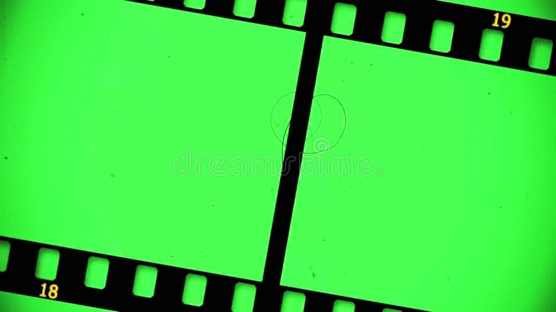 Angular 2d Classic Negative Film Roll Angle Animated Green Screen Film ...
