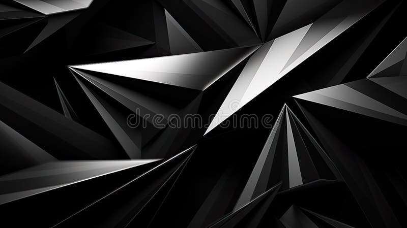 Angular Dark Graphic Pattern Stock Illustration - Illustration of ...