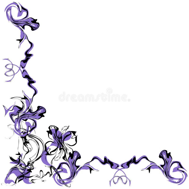 Fantasy Flower Frame of an Oval Form Stock Vector - Illustration of ...