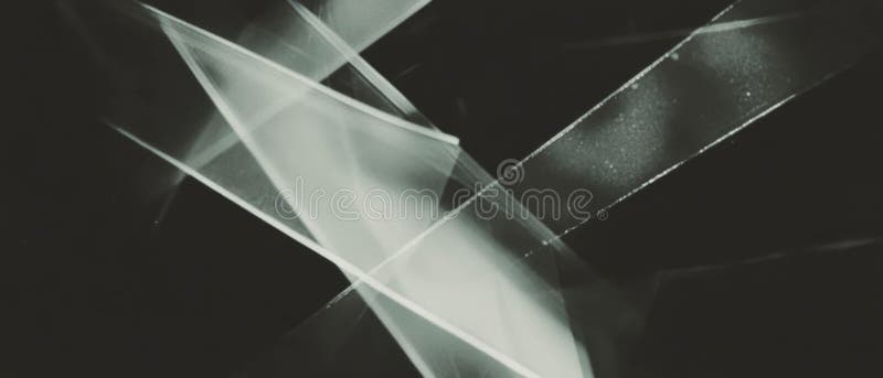 Angular Film Grain Overlay with Geometric Design and Focal Point on ...