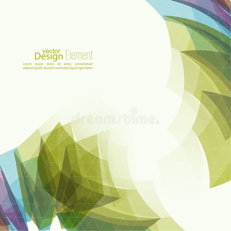 Angular Geometric Color Shape Stock Vector - Illustration of mesh ...