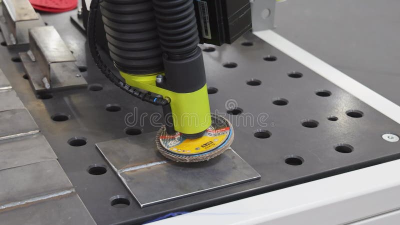 Angular Grinder Robot stock footage. Video of automated - 335759000
