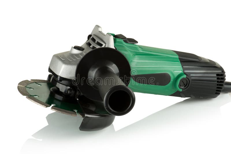 Angular Grinding Machine with a Diamond Wheel Stock Photo - Image of ...