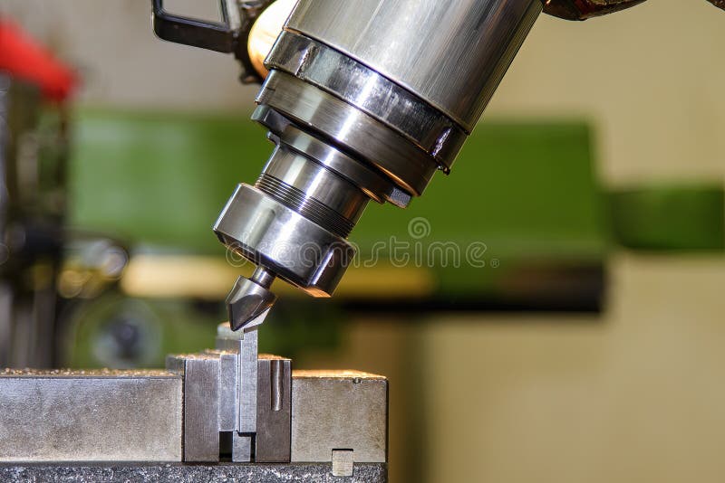 The Angular Milling Process on NC Milling Machine with Chamfer Tools ...