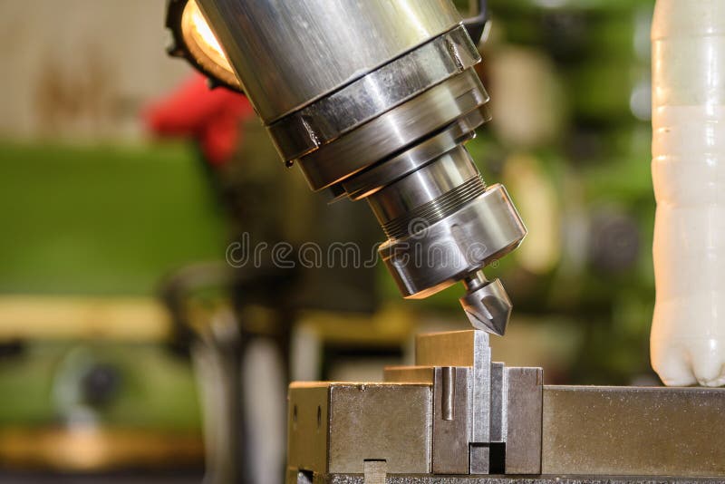 The Angular Milling Process on NC Milling Machine with Chamfer Tools ...