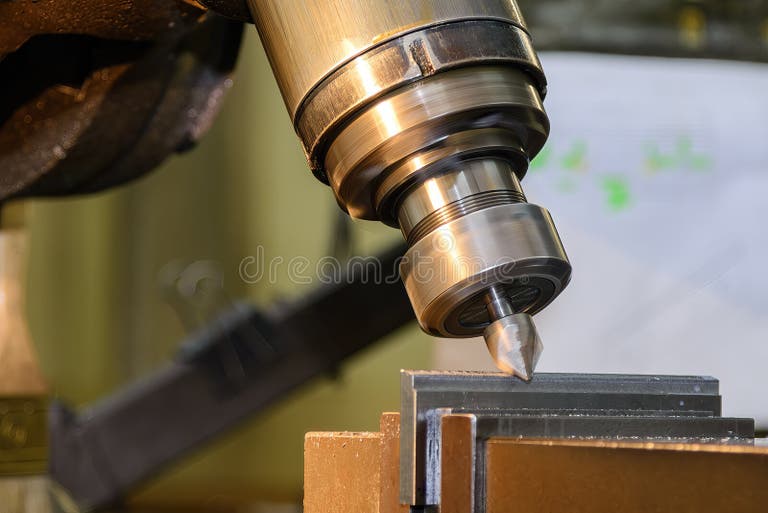 The Angular Milling Process on NC Milling Machine with Chamfer Tools ...