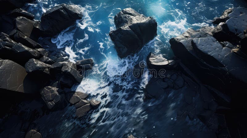 Ocean Rocks Under Water Stock Illustrations – 3,991 Ocean Rocks Under ...