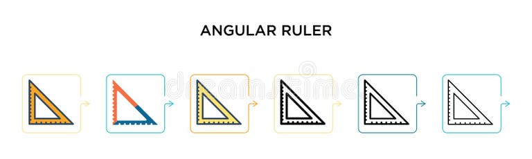Angular Ruler Stock Illustrations – 962 Angular Ruler Stock ...