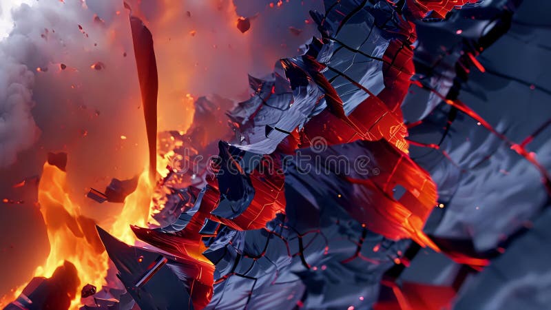 Angular Shapes and Sharp Contrasts Blend Together To Create a Sense of ...