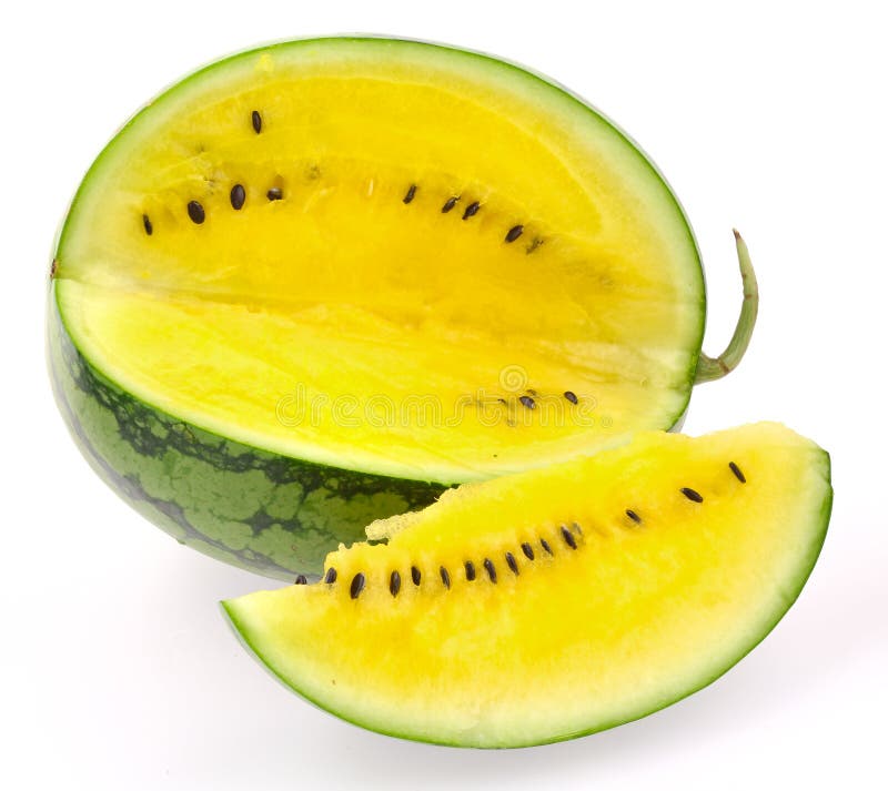 Anguria gialla fotografia stock. Immagine di alimento - 45542160