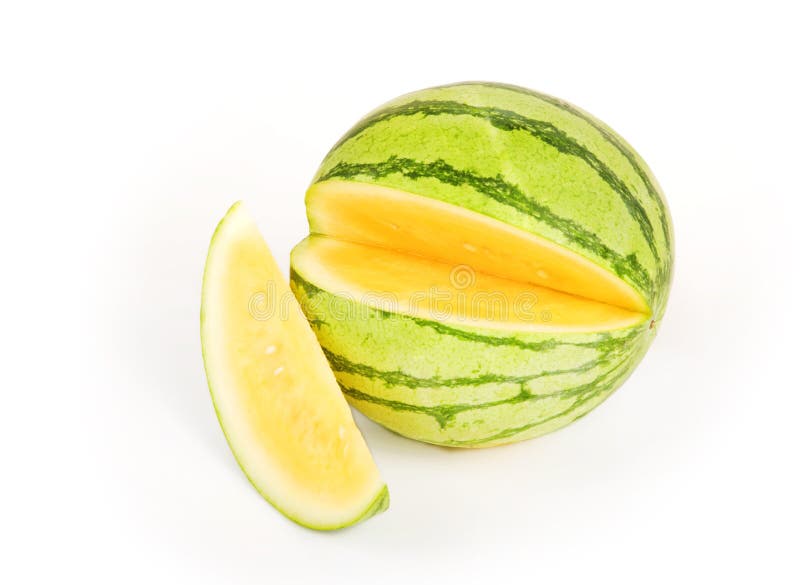 Anguria Gialla fotografia stock. Immagine di giallo, ossequio - 5853898