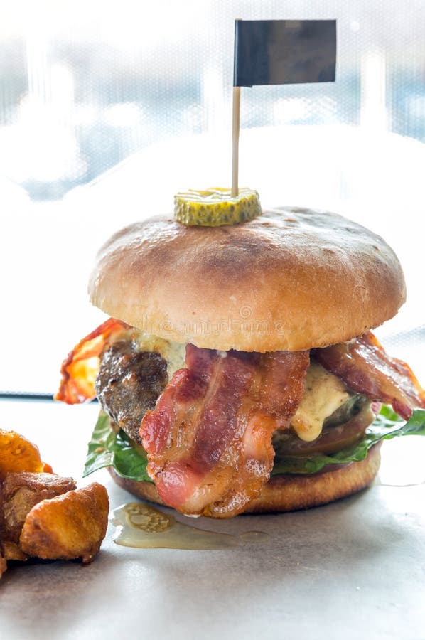 Angus beef Hamburger stock image. Image of sandwich, burger - 54525657