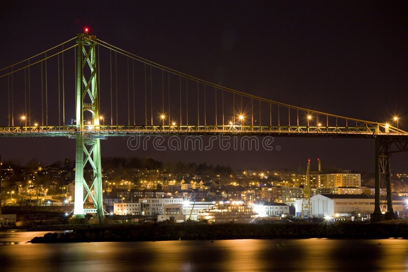 Angus L. MacDonald Bridge, Halifax Stock Photo - Image of atlantic ...