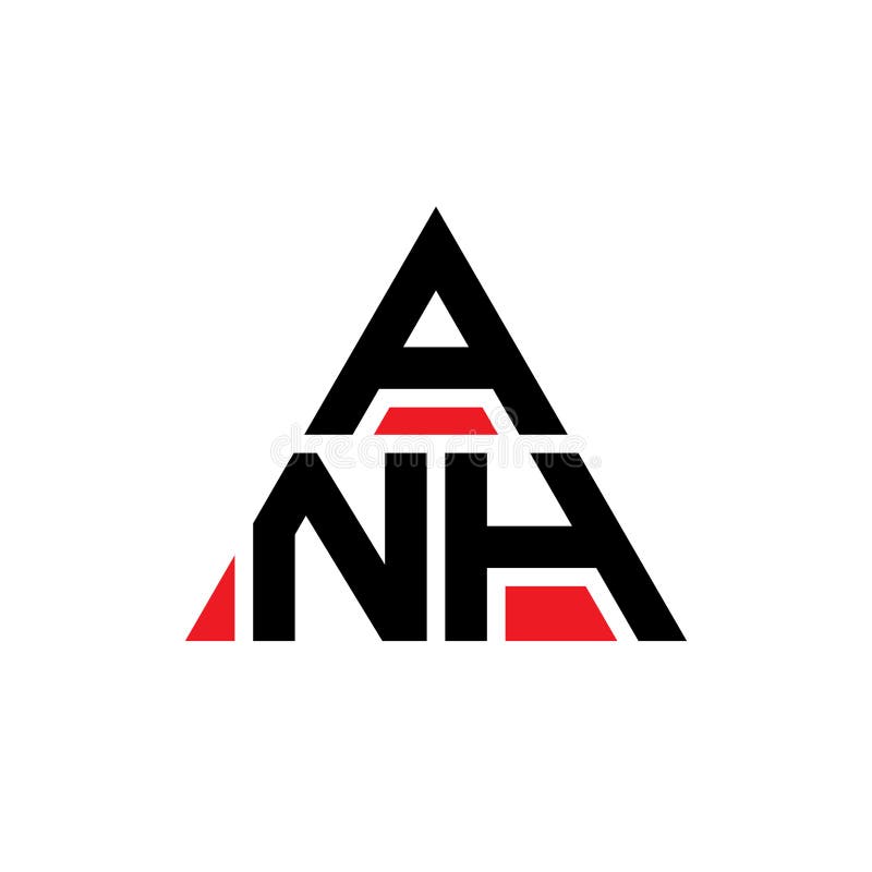 ANH Logo Design. Initial Letter ANH Monogram Logo Using Hexagon Shape ...