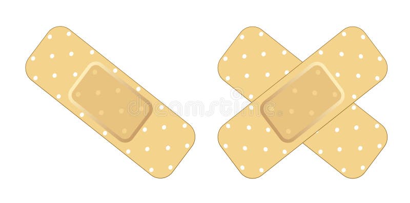 Vektorkleberverband stockfoto. Bild von notfall, krankenhaus - 7284258