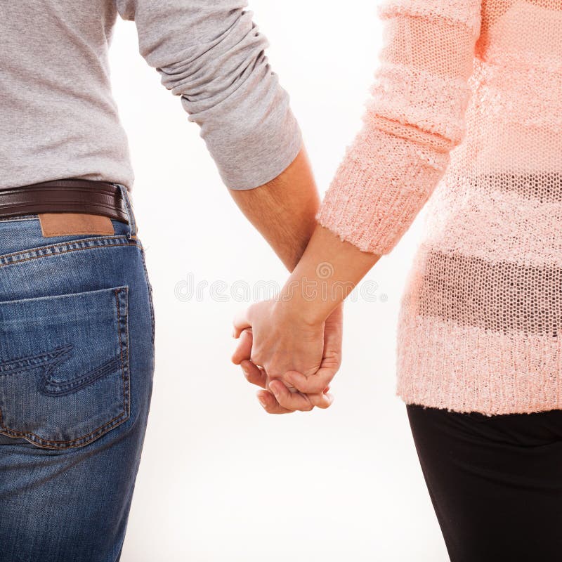 Anhalten Der Handpaare Auf Weißem Hintergrund. Stockbild - Bild von ...