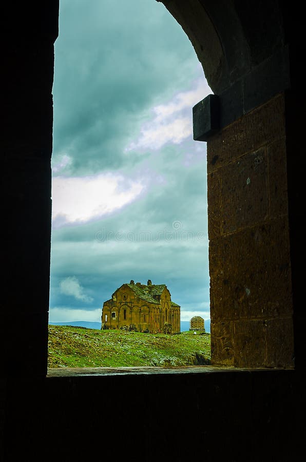 Ruins in Spring stock photo. Image of enveloped, outdoors - 66287432