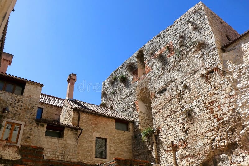 Architecture in Split, Croatia Stock Photo - Image of exterior, holiday ...