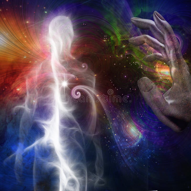 Lo Spirito E L'ente Umani Di Anima Si Collegano Al Collegamento Di ...