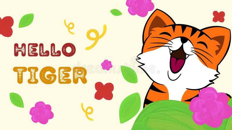 Hello Tiger Stock Illustrations – 244 Hello Tiger Stock Illustrations ...