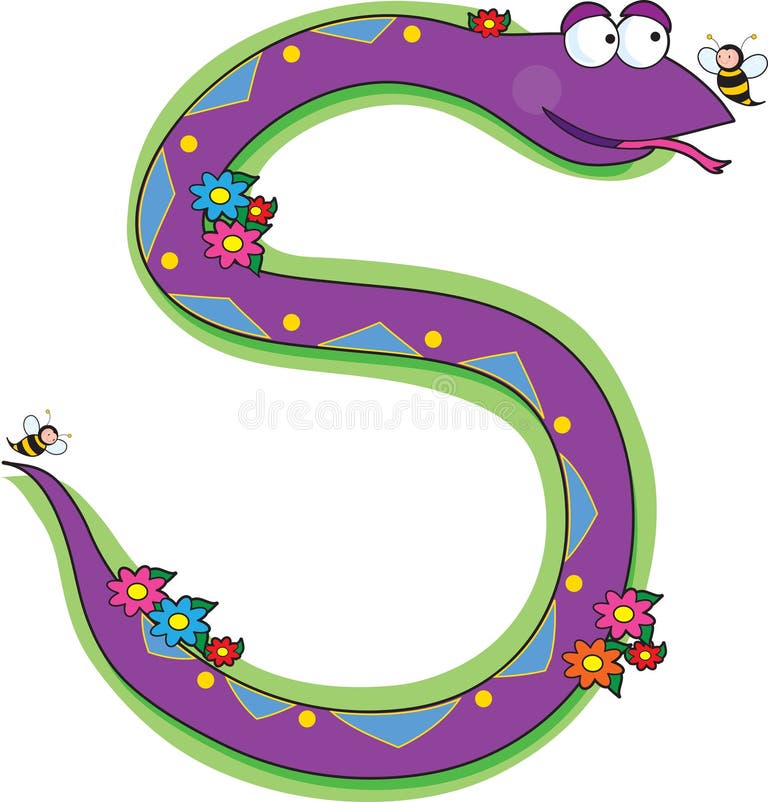 Animal Alphabet Letter Snake Stock Illustrations – 754 Animal Alphabet ...