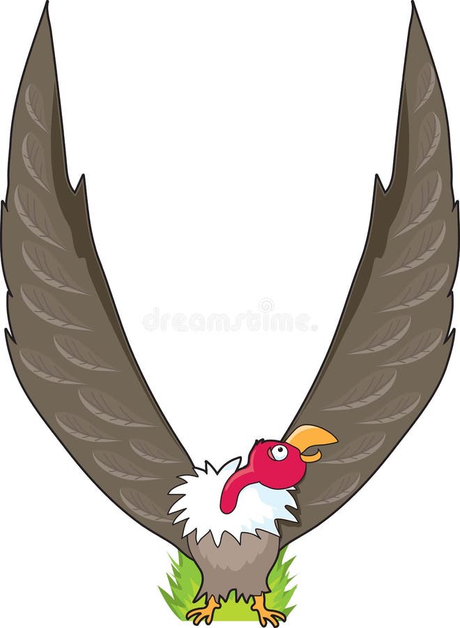Animal Alphabet V stock vector. Illustration of vulture - 15412267