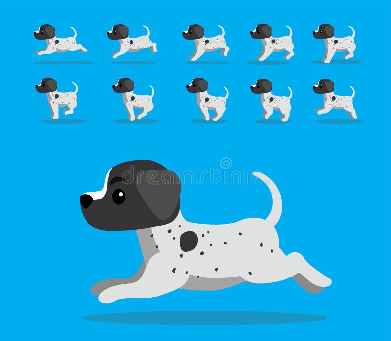 Cartoon Dog Running Animation