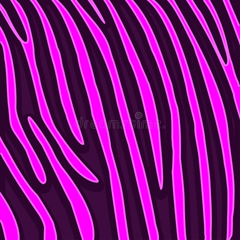 Purple Zebra Print With Hearts