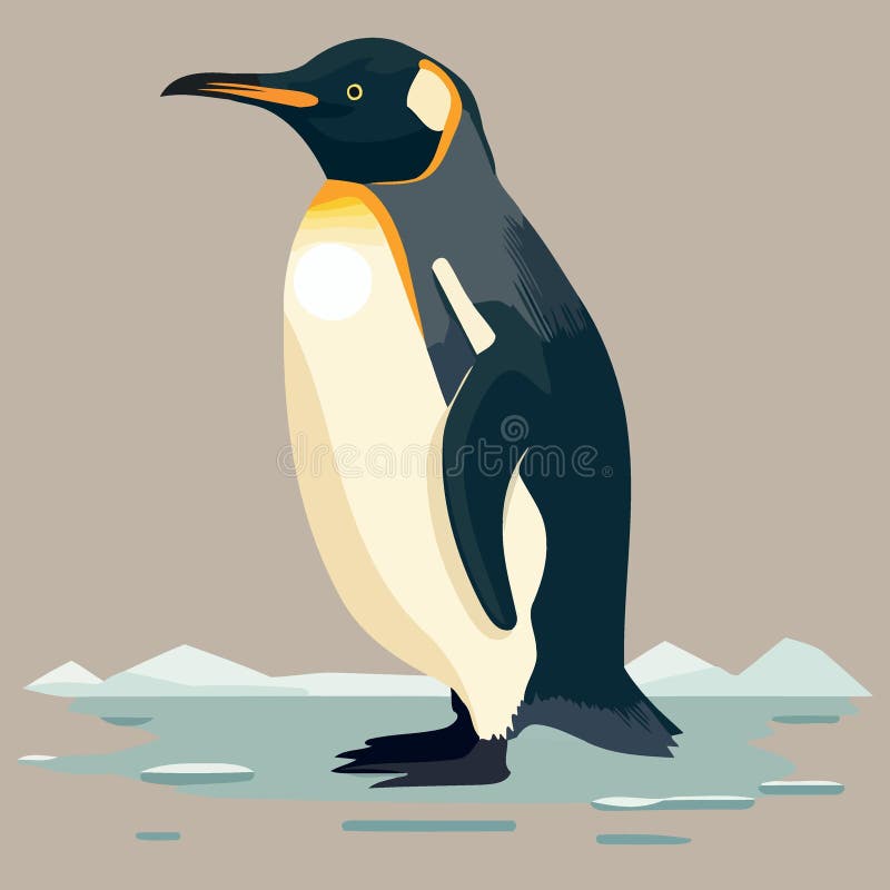 Animal Bird Common Blue Penguin Stock Vector - Illustration of ...