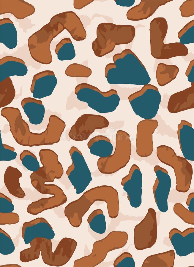 Psychdelic Abstract Animal Seamless Pattern Stock Vector - Illustration ...