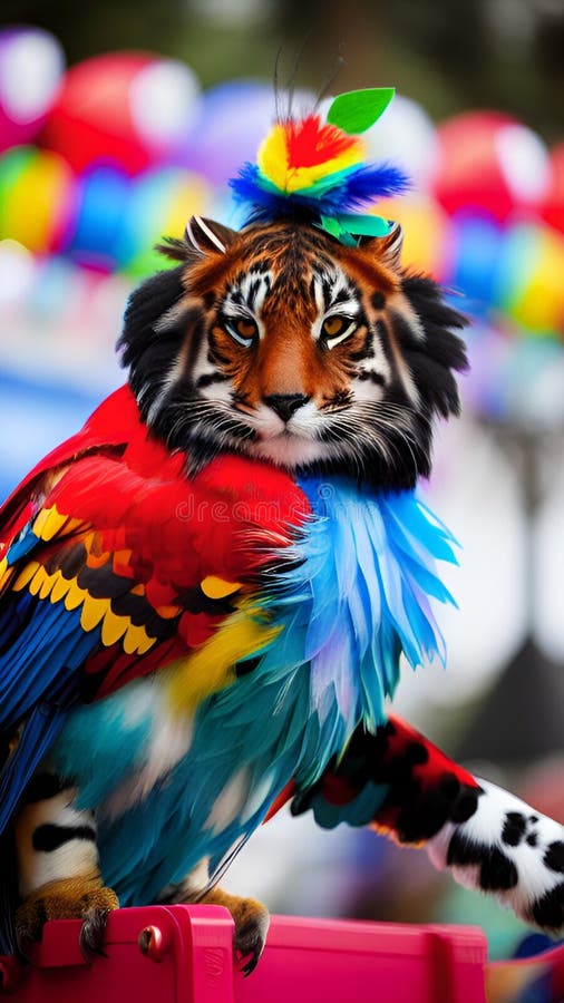 Animal Carnival stock illustration. Illustration of imagine - 272667091