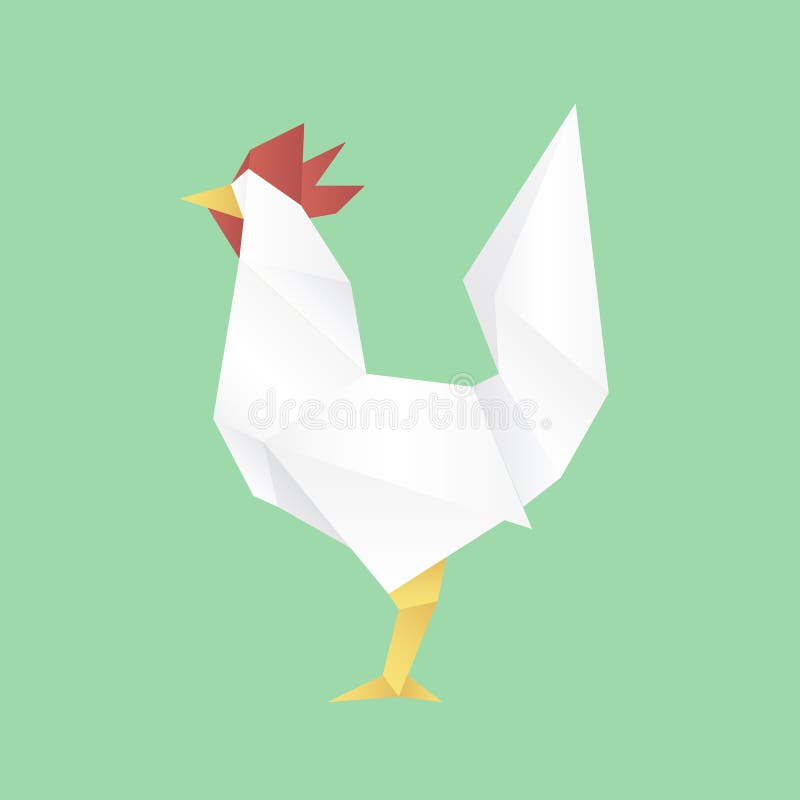 Animal Cartoon Origami Icon Vector Stock Vector - Illustration of ...