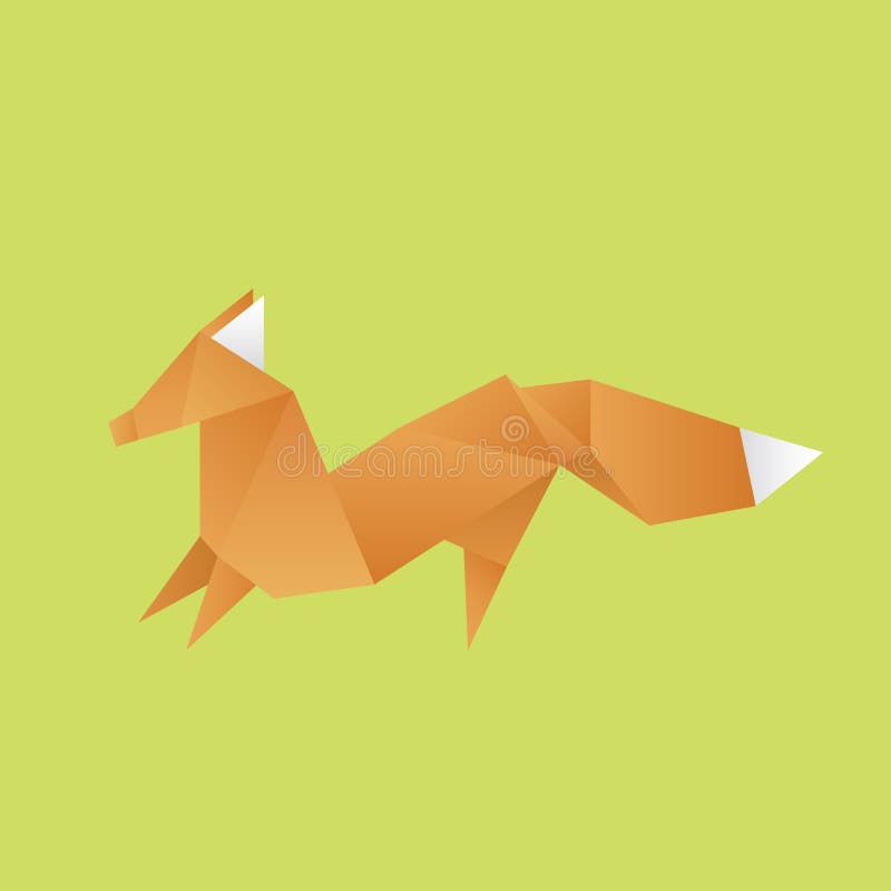 Animal Cartoon Origami Icon Vector Stock Vector - Illustration of ...