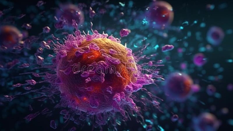 Animal Cell Eukaryote Background Wallpaper for PowerPoint and ...