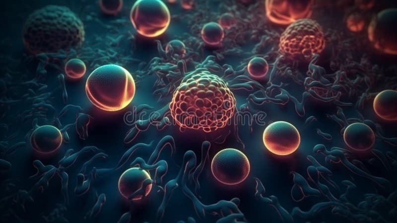 Animal Cell Eukaryote Background Wallpaper for PowerPoint and ...